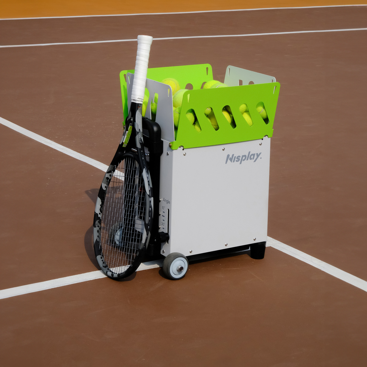 Tennis Ball Machine - Nisplay N2 Portable Automatic Tennis Ball Machine ...